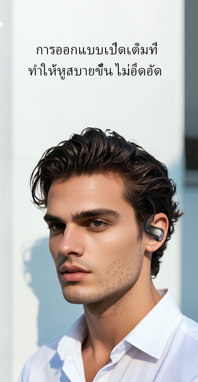 รับประกันหนึ่งปี HTC NE19 AI การแปลแบบเรียลไทม์ชุดหูฟังบลูทูธ TWS ...