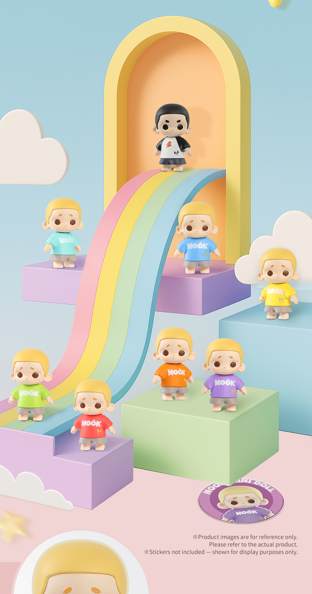 52TOYS NOOK Rainbow Mini Doll Figure Toy | Shopee Thailand