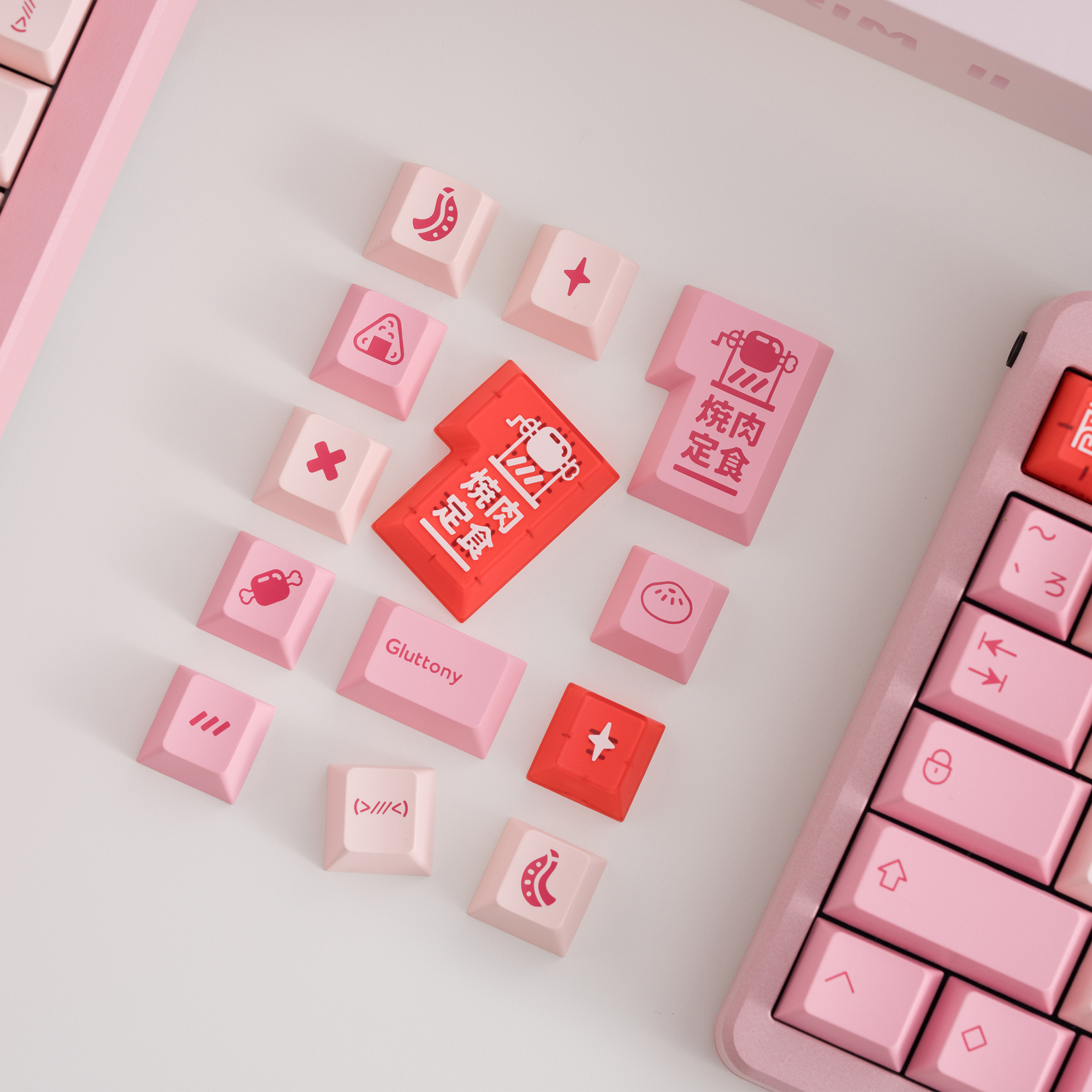 พัดลม PBT Rim R2 Base kit Keycaps | Shopee Thailand