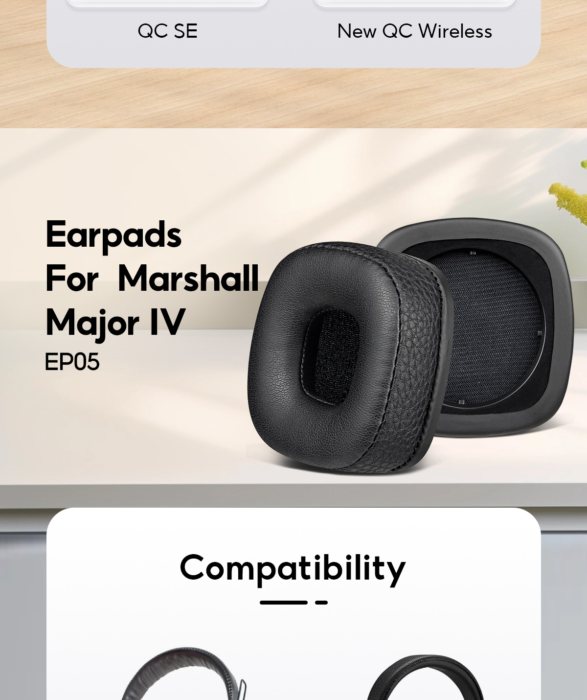 REDSIMBA หมอนรองหูที่สามารถเปลี่ยนได้|เหมาะสำหรับหูฟังแบบครอบหู Sony ...