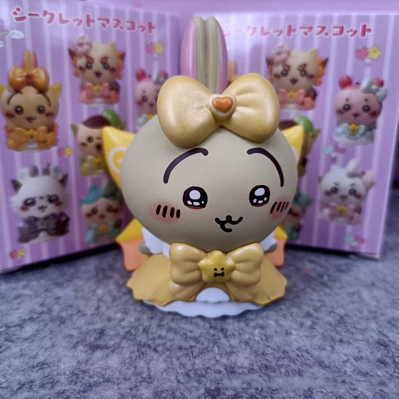 7 ชิ้น/เซ็ต Chikawa อะนิเมะรูป Kawaii น่ารักผีเสื้อ Fairy Hachiware Usagi รุ่น Q PVC Action ...