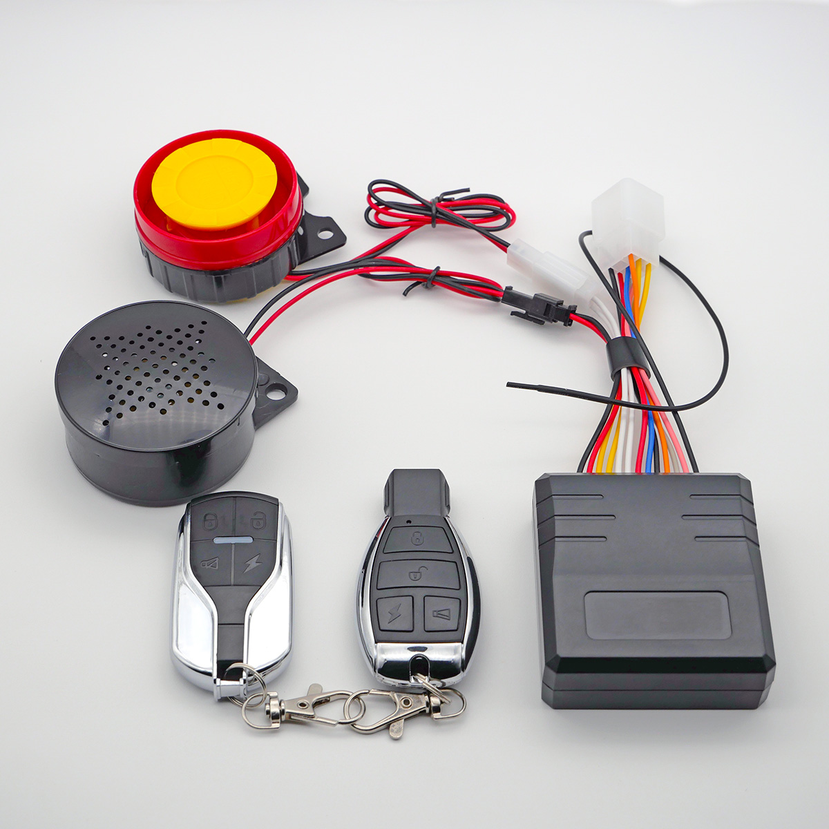 Universal 12V DC รถจักรยานยนต์ One Way Voice Talking Alarm System ความ ...