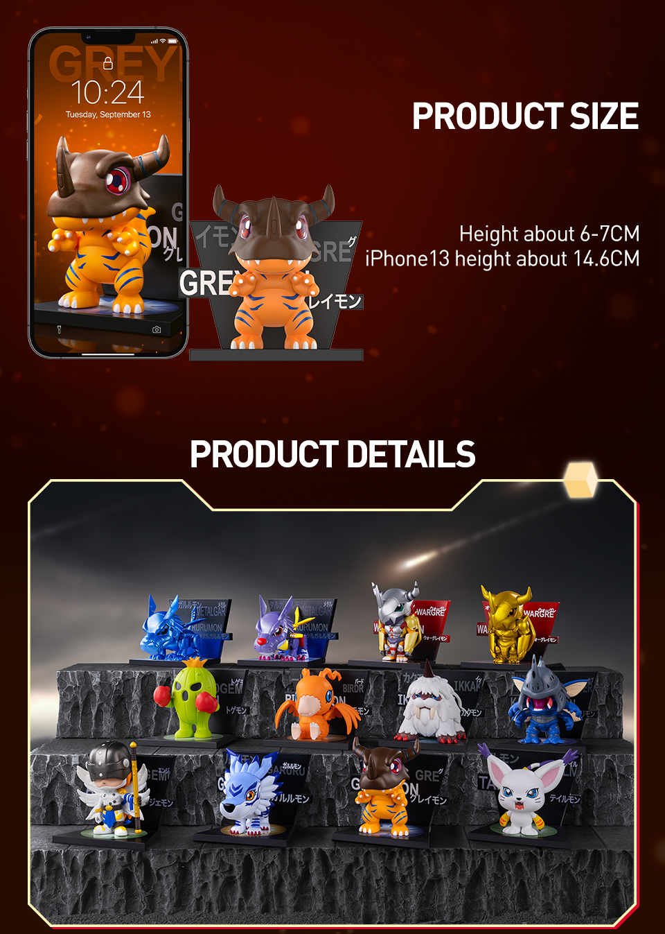 POP MART Digimon Adventure Fridge Magnet Series Figures Blind Box ...