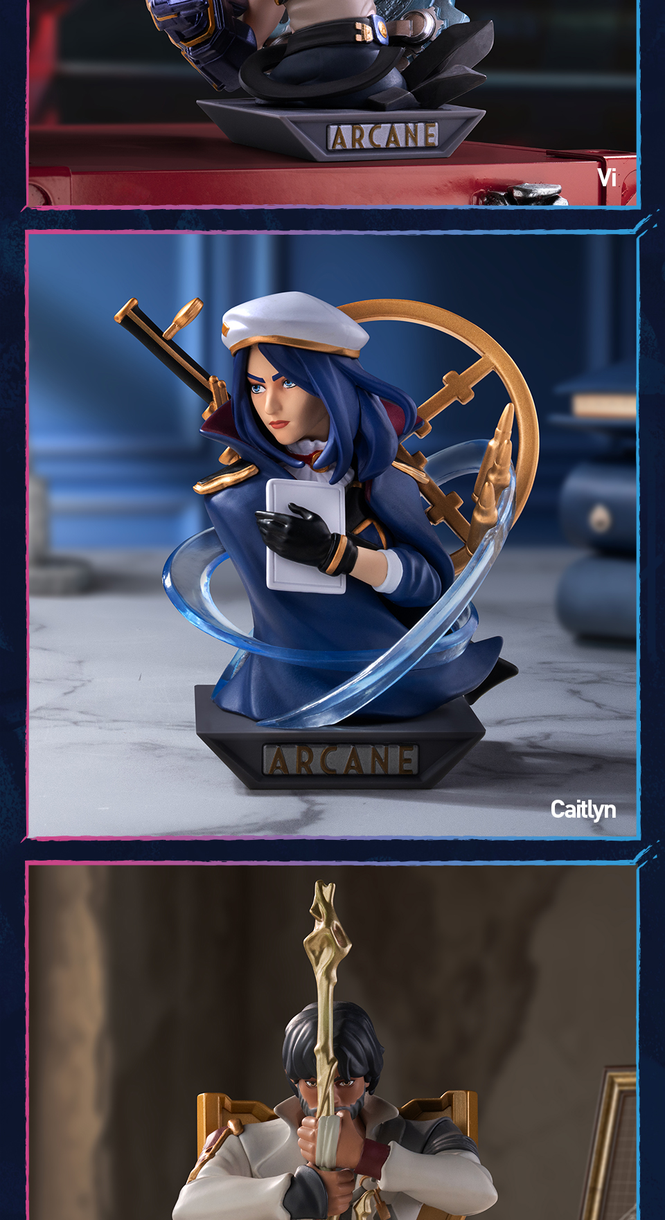 POP MART League of Legends: Arcane Series Figures Blind Box Action Toys ...