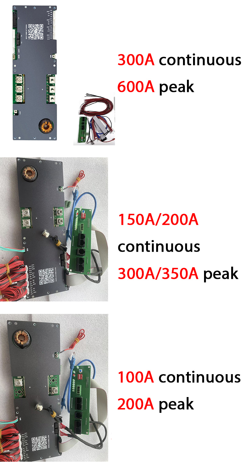 JK Jikong BMS แบตเตอรี่แบบขนานบอร์ด Active Balance CAN RS485 อินเวอร์เต ...