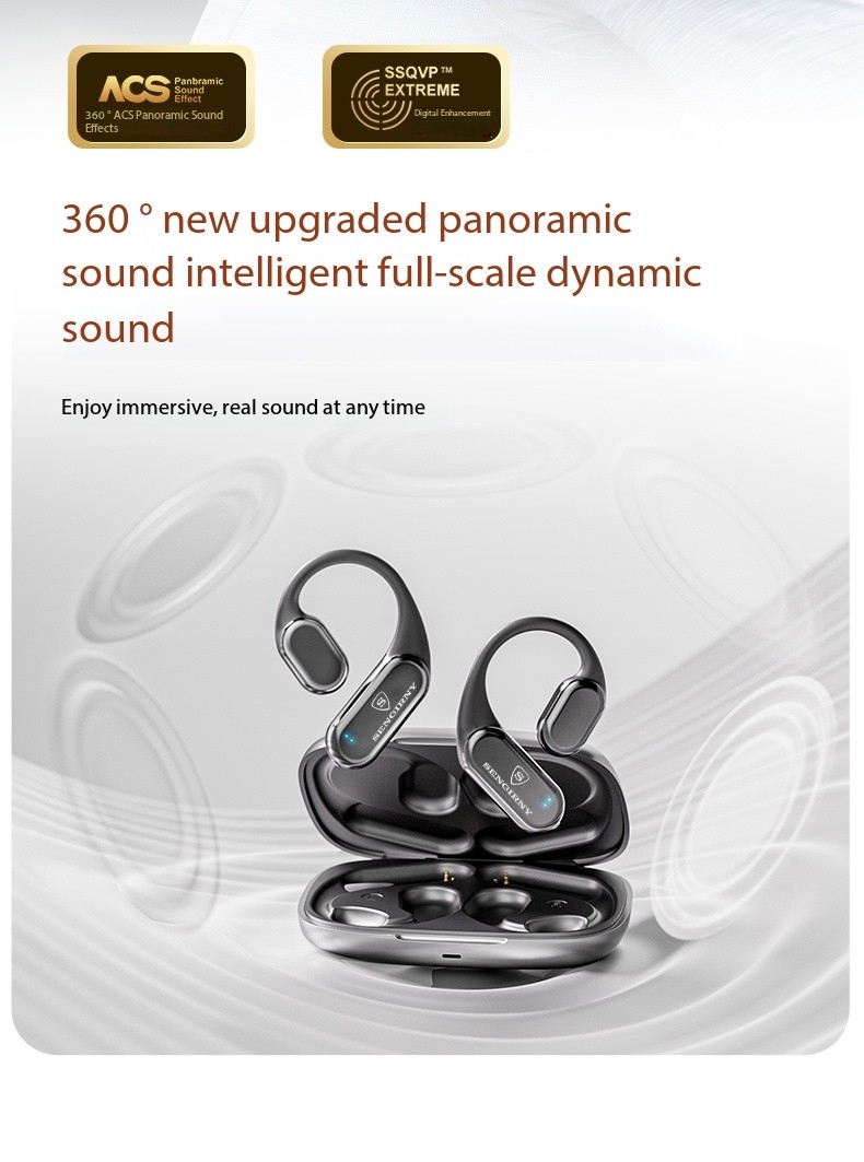 SENGIRNY Saint Genie หูฟังบลูทูธ Bone conduction Non in Ear กีฬาไร้สาย ...