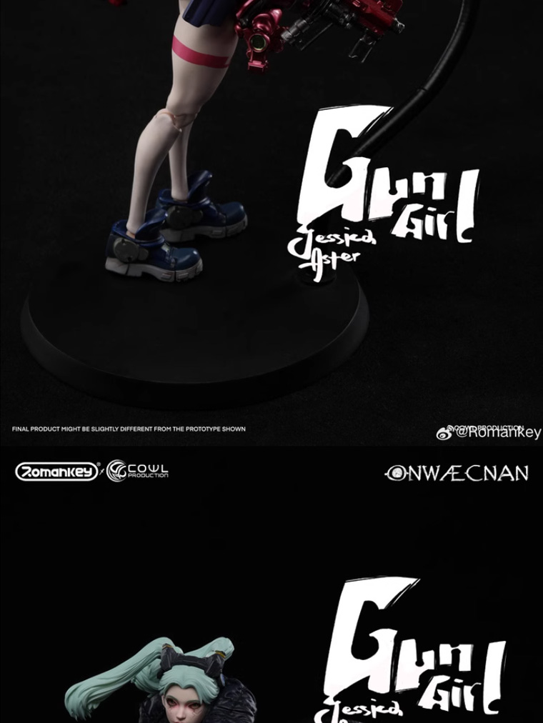 Romankey X COWL Gun Girl Jessica1/12 Ready Stock Series 1st Gun Girl ...