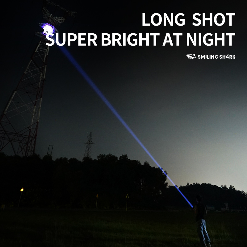 SMILING SHARK SD5331 ไฟฉาย LED Super Bright M60 9000LM 3 โหมด Type-c ...
