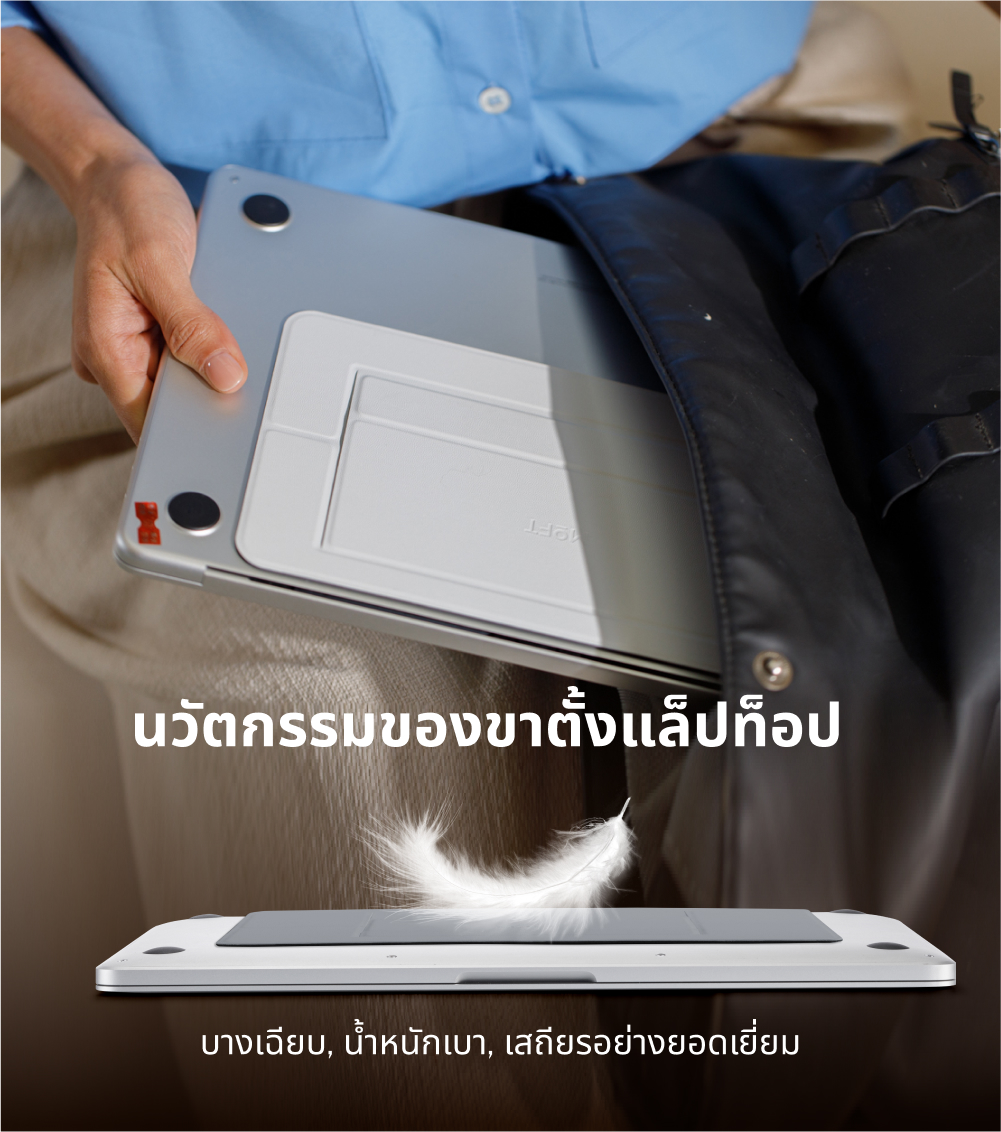 MOFT Air Flow Laptop Stand ขาตั้งแล็ปท็อป ขาตั้งโน๊ตบุ๊ค ขาตั้งคอม 11.6 -16 นิ้ว Laptop Sleeve ...