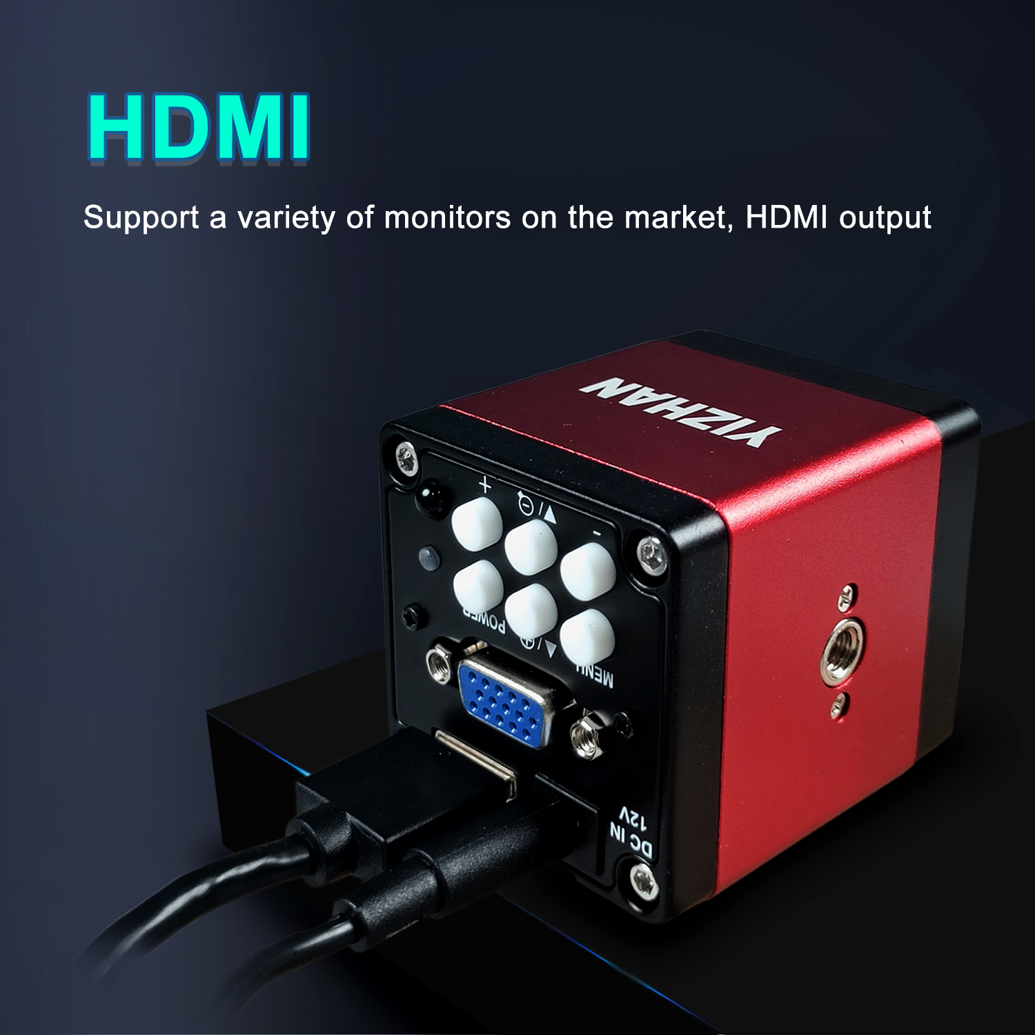 YIZHAN Industrial CCD Camera กล้องจุลทรรศน์ดิจิทัลอิเล็กทรอนิกส์ HDMI ...