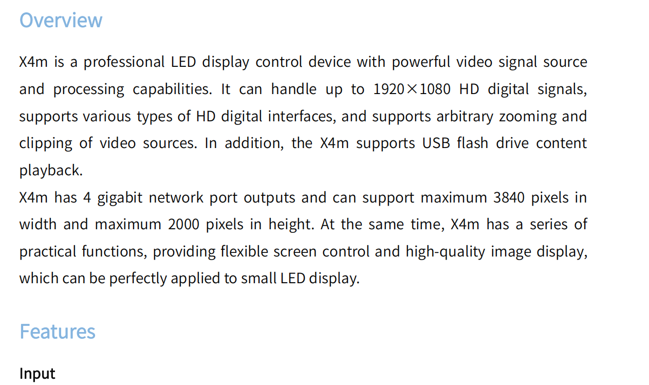 ColorLight X1 X2m X4m All-in-One LED Video Processor Full Color LED ...