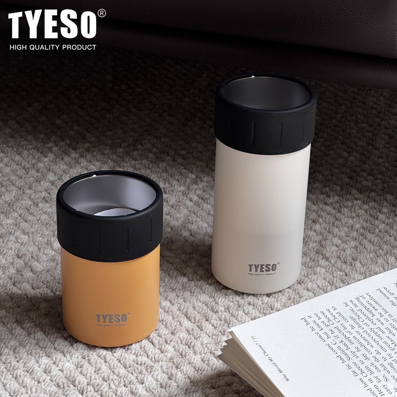 【LUCKY】TYESO Cola Can เบียร์เครื่องดื่มฝาครอบฉนวนกันความร้อน 304 สแตนเลสเก็บความเย็นถ้วยฉนวนกัน ...