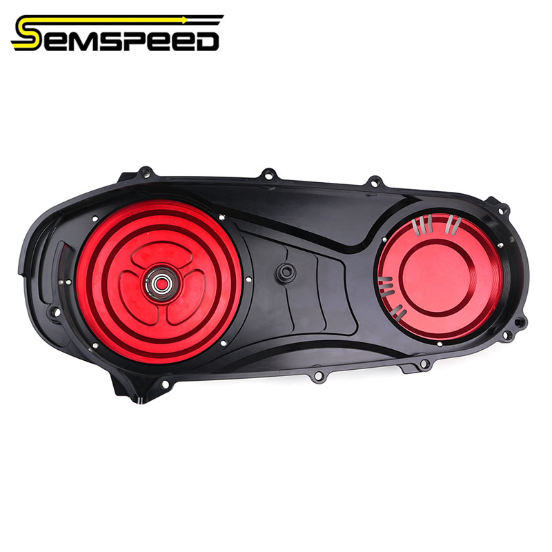 SEMSPEEDMotorcycle CNC Crank Case Crankcase ฝาครอบเครื่องยนต์ Guard ...