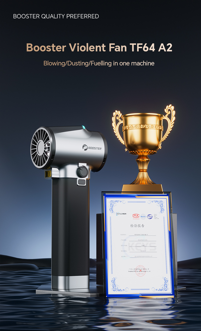 Booster TF64A2 Turbo Car Dryer 1400g Thrust 64mm Air Blower มอเตอร์ไร้แปรง 55m/s เครื่องเป่า ...