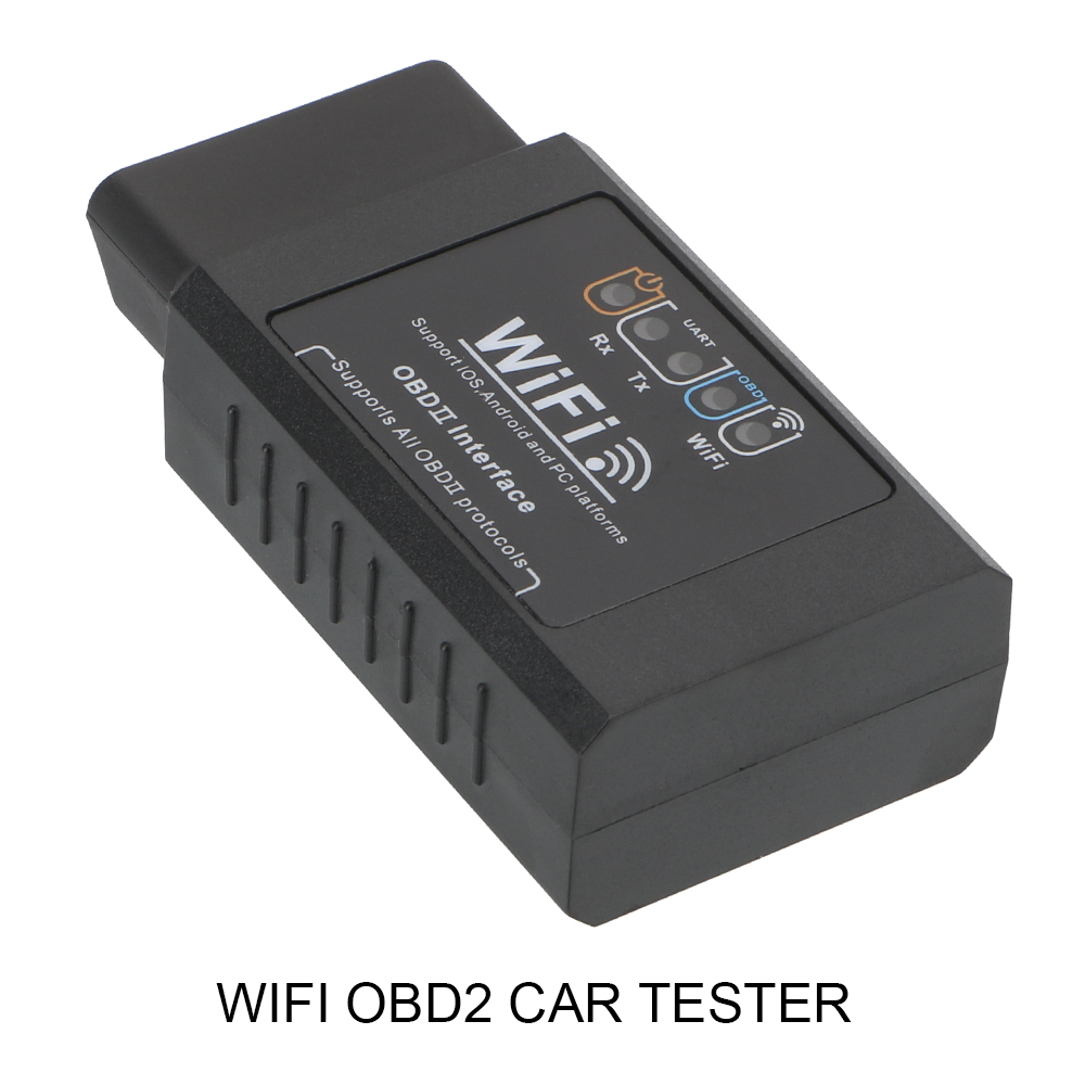ELM 327 Wi-Fi OBD2 เครื่องมือเครื่องสแกนเนอร์รถยนต์ตรวจสอบการวินิจฉัย ...