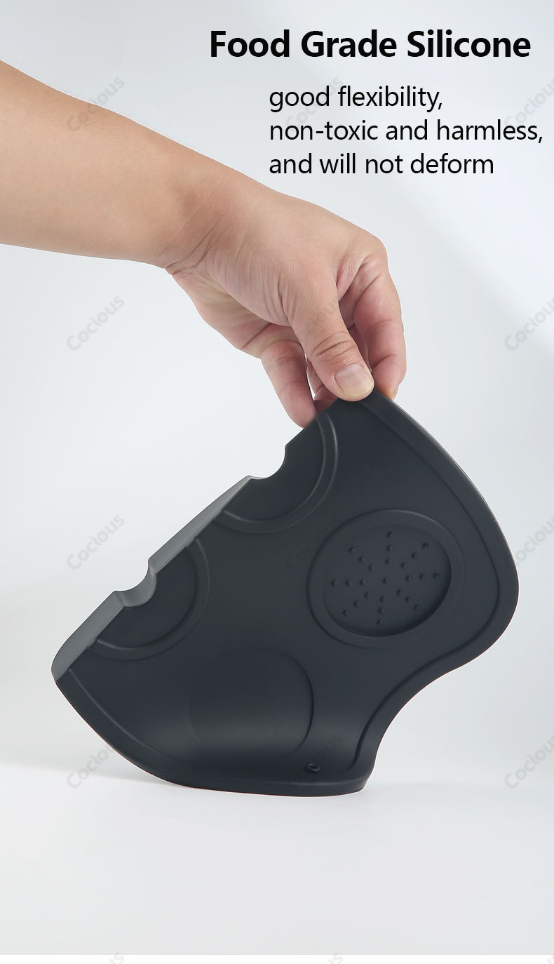 COCIOUS ซิลิโคน Espresso Tamping Mat กาแฟ Tamping Mat ซิลิโคนกาแฟ ...