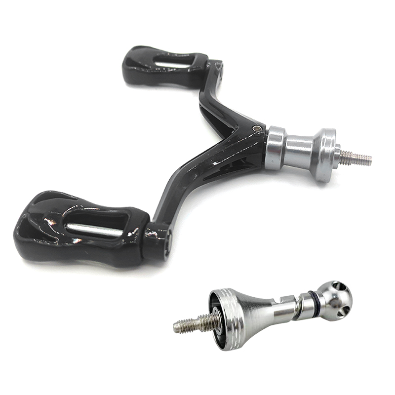 รอกหมุนเปลี่ยน Dual-grip Handle Carbon เสริมแขนล้อตกปลา DIY ดัดแปลงตก ...