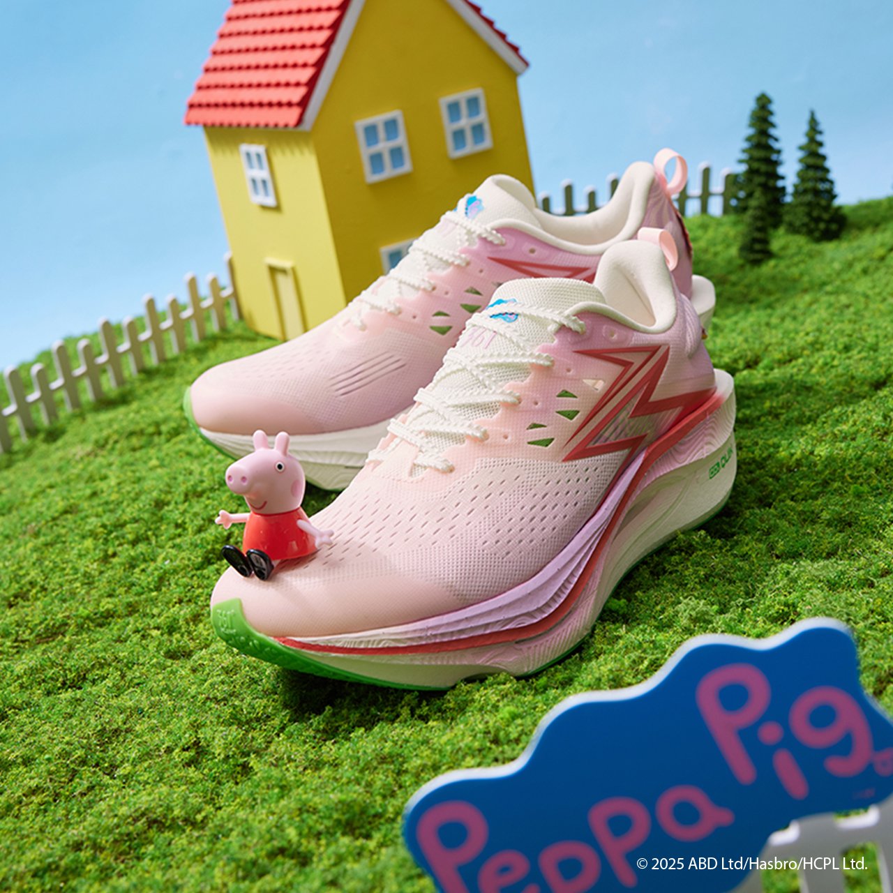 6.6 Exclusive Launch361 Degrees Flame 3 ET ใหม่ Peppa Pig ผู้ชายผู้หญิง ...
