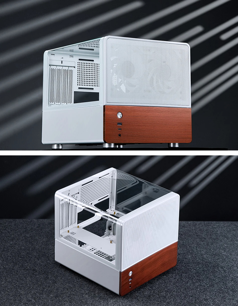 JONSBO V12 MATX PC Case Seaview Room อินเทอร์เฟซ Type-c ATX แหล่งจ่ายไฟ ...