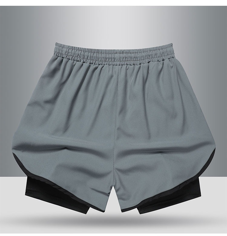 กางเกงกีฬาขาสั้น แบบแห้งเร็ว ระบายอากาศได้ดี ความยืดหยุ่นสูง เหมาะกับ ...