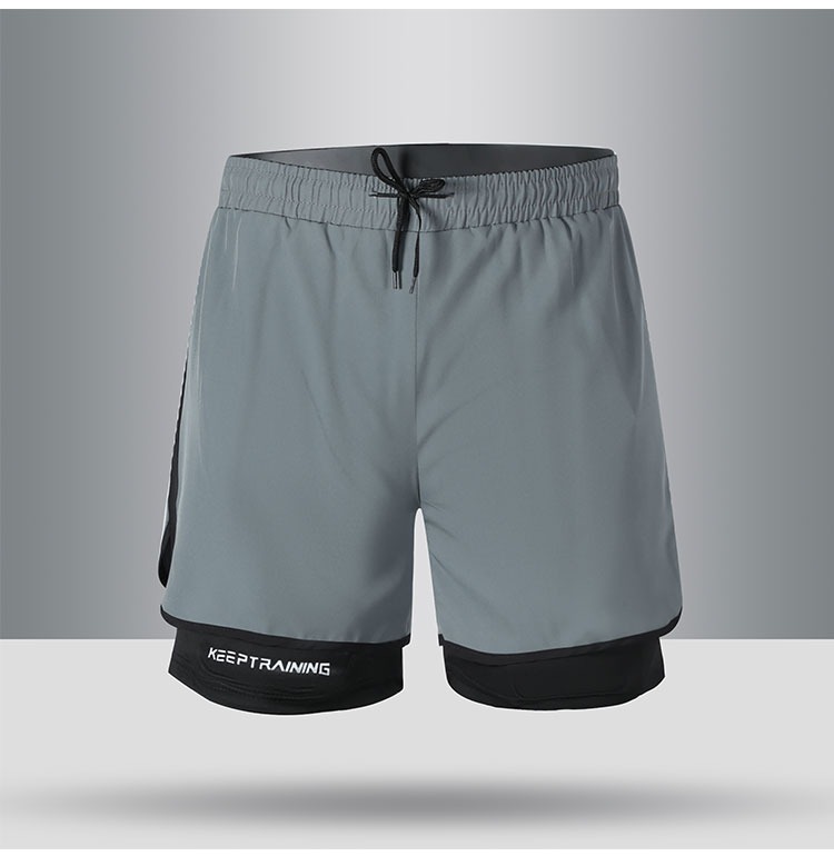 กางเกงกีฬาขาสั้น แบบแห้งเร็ว ระบายอากาศได้ดี ความยืดหยุ่นสูง เหมาะกับ ...