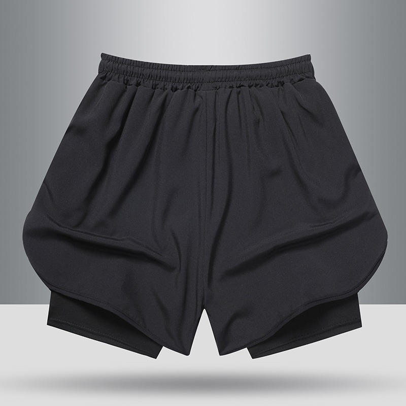 กางเกงกีฬาขาสั้น แบบแห้งเร็ว ระบายอากาศได้ดี ความยืดหยุ่นสูง เหมาะกับ ...