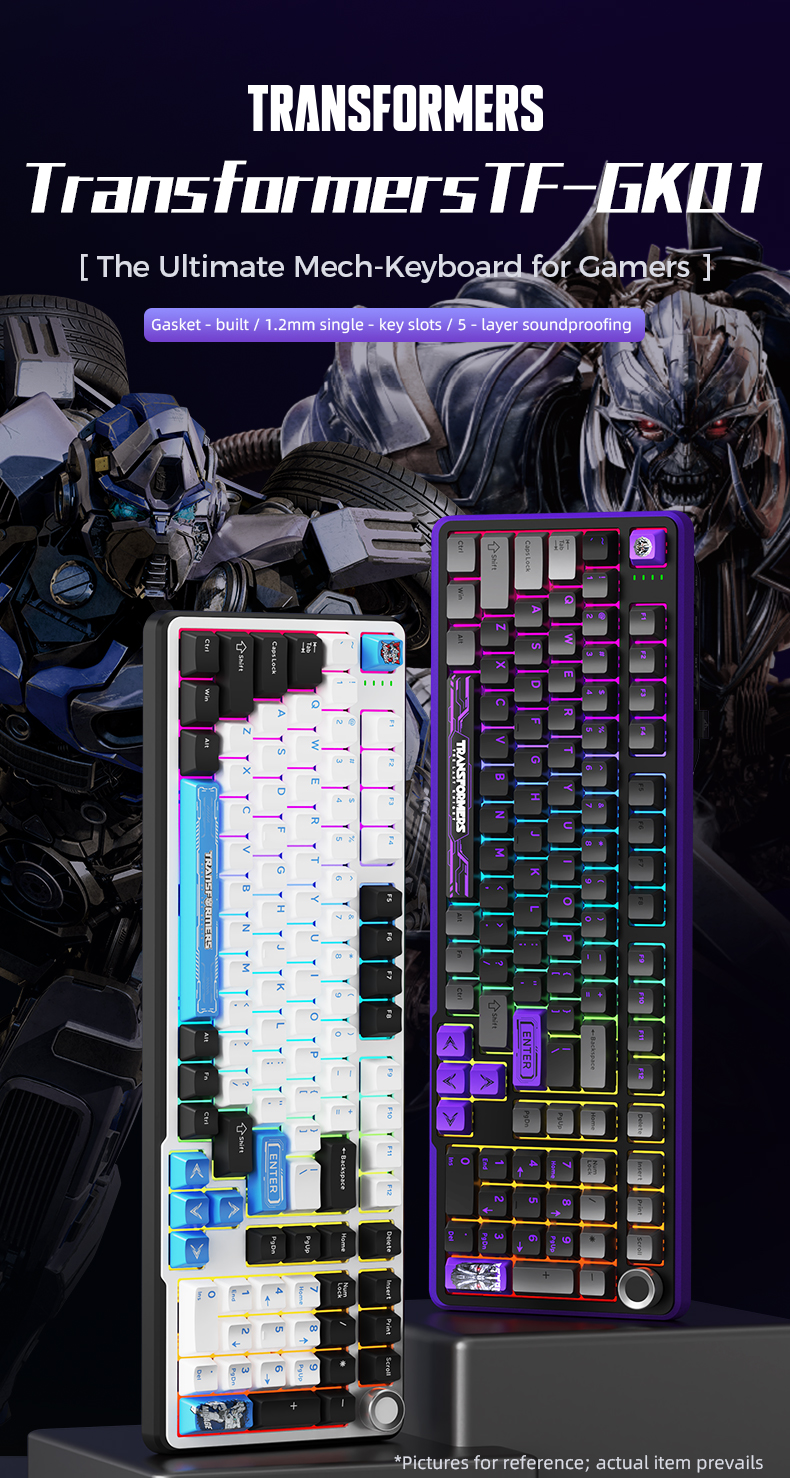 Transformers GK01 Mechanical Keyboard 101 ปุ่ม RGB Backlit Hot ...