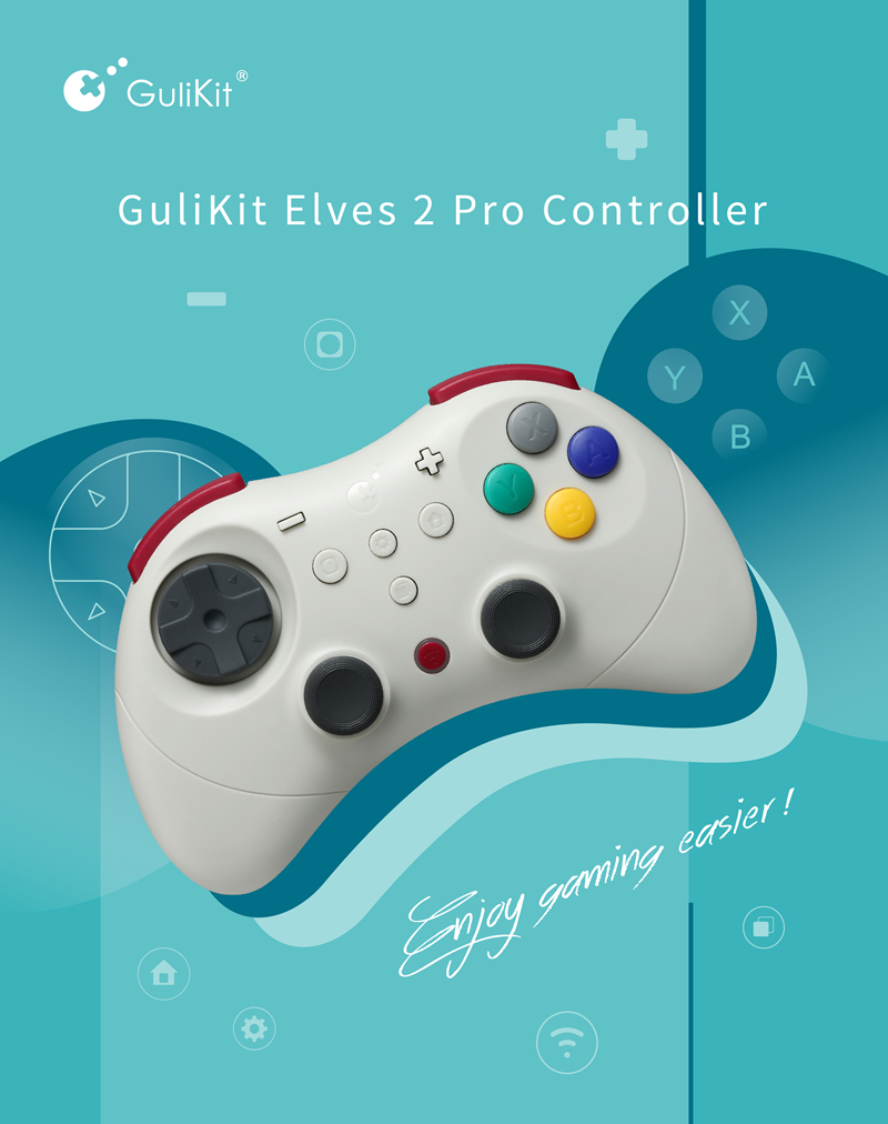 GuliKit Elves 2 Pro Controller สําหรับ Nintendo Switch 2 สวิทช์ OLED สวิทช์ Lite Windows PC ...