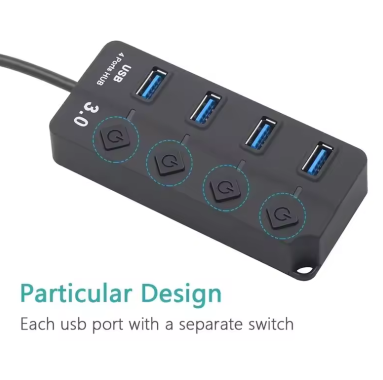 4 in 1 USB3.0 2.0 HUB Splitter Adapter Multi อิสระ Switch Dock ...