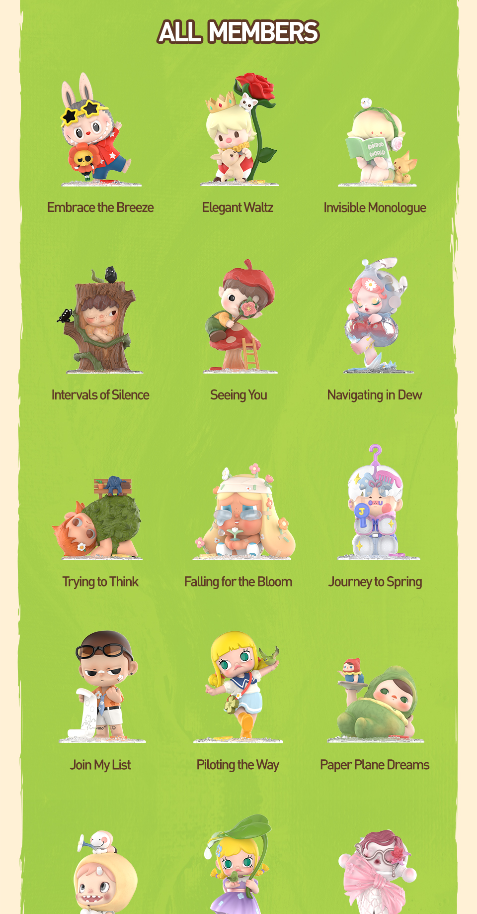 POP MART Hand in Hand Blind Box Action Toys รูปของขวัญวันเกิดของเล่น ...