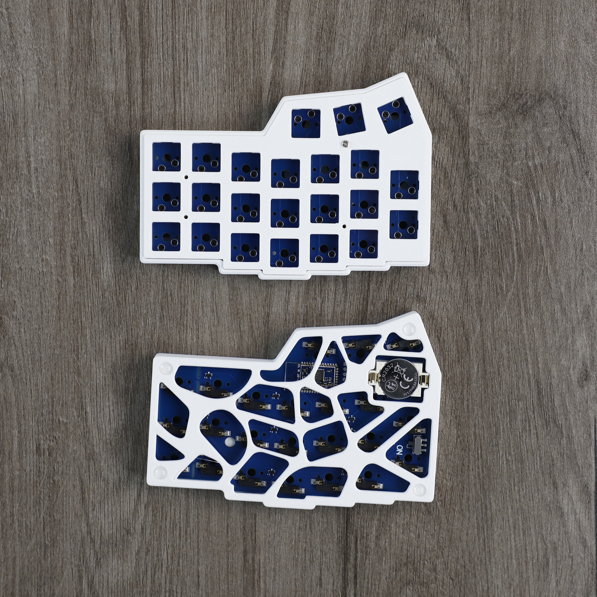 YMDK 2.4 Ghz Wireless Split Corne V4.1 46 Ergonomic Hotswappable 40% เค้าโครง 3D เรซิ่น Vial All ...