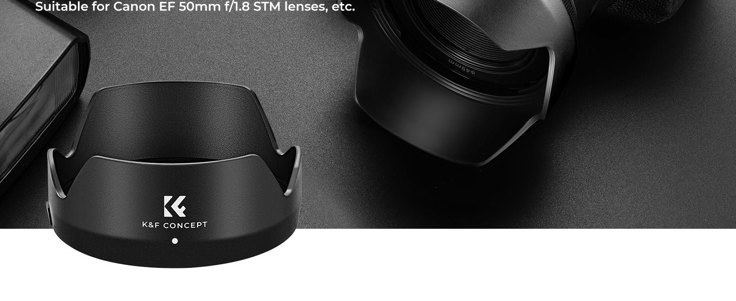 K&F Concept Canon ES65B/ES68 II/EW53/EW63C/EW73D/EW78F ฮูดดาบปลายปืน ...