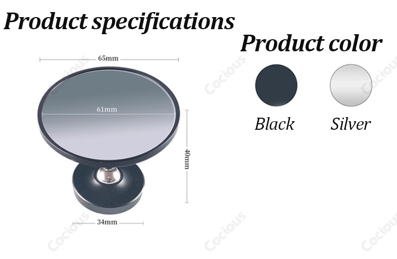 COCIOUS Magnetic Suck Coffee Extraction Mirror Bottomless Portafilter ...