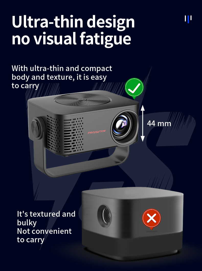 โปรเจคเตอร์มินิ projector mini android 13.0 โปรเจคเตอ โปรเจกเตอร์ โปนเจ ...
