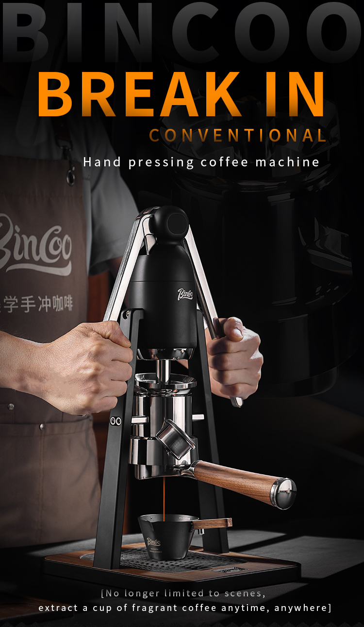 BINCOO Star S3 เครื่องชงกาแฟมือกด Espresso Manual Variable Pressure Extraction เครื่องชงกาแฟแบบ ...