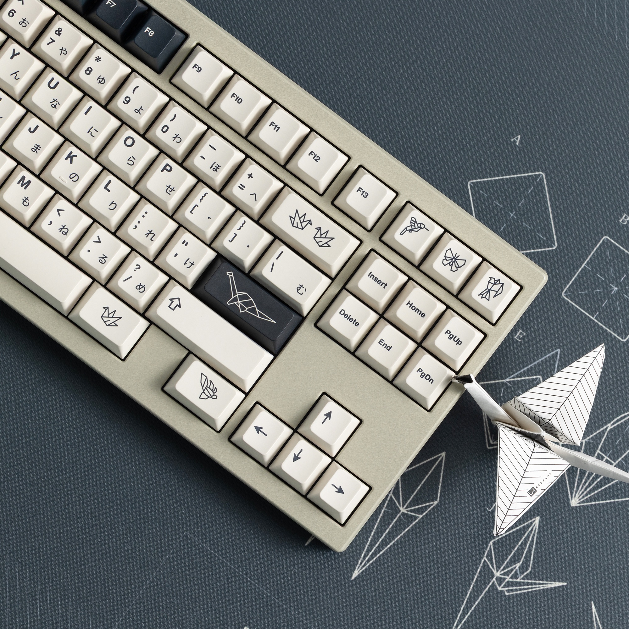 ชุดปุ่มกด PBT แฟน Origami | Shopee Thailand