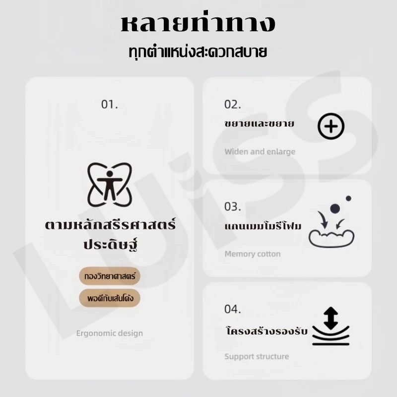 😍จัดส่งฟรี💞หมอนยางพารา หมอนเซ็กส์ ปรับท่าทางของคุณ หมอน หนุนหลัง หมอนอเนกประสงค์ เมมโมรี่โฟม ฟรี