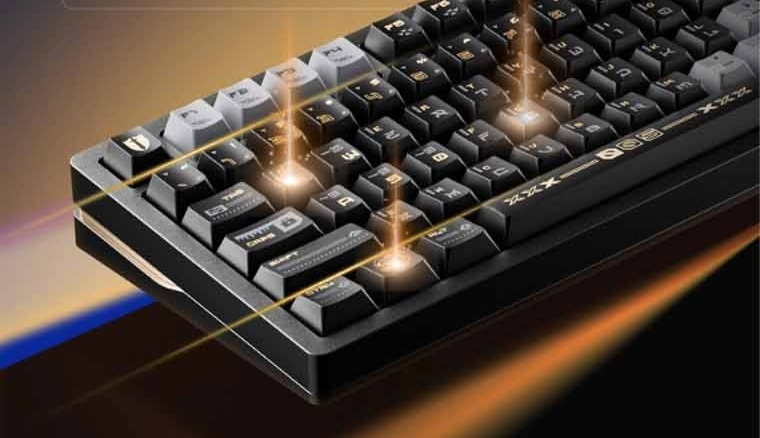 VGN FLASH ปะเก็นอลูมิเนียมอัลลอยด์ปลั๊กร้อน RT0.001 คีย์บอร์ดแกน ...