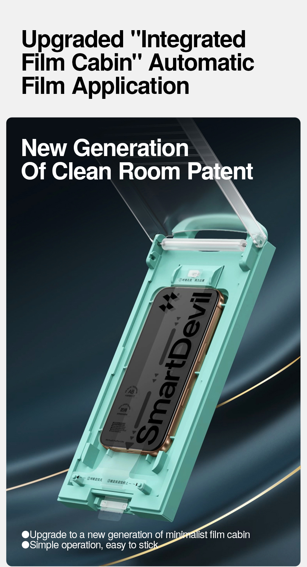 Smartdevil Quick ติดตั้ง 9D กระจกนิรภัยสําหรับ Xiaomi 15/15 Ultra ครอบคลุมแบบเต็มหน้าจอโค้ง Drop ...