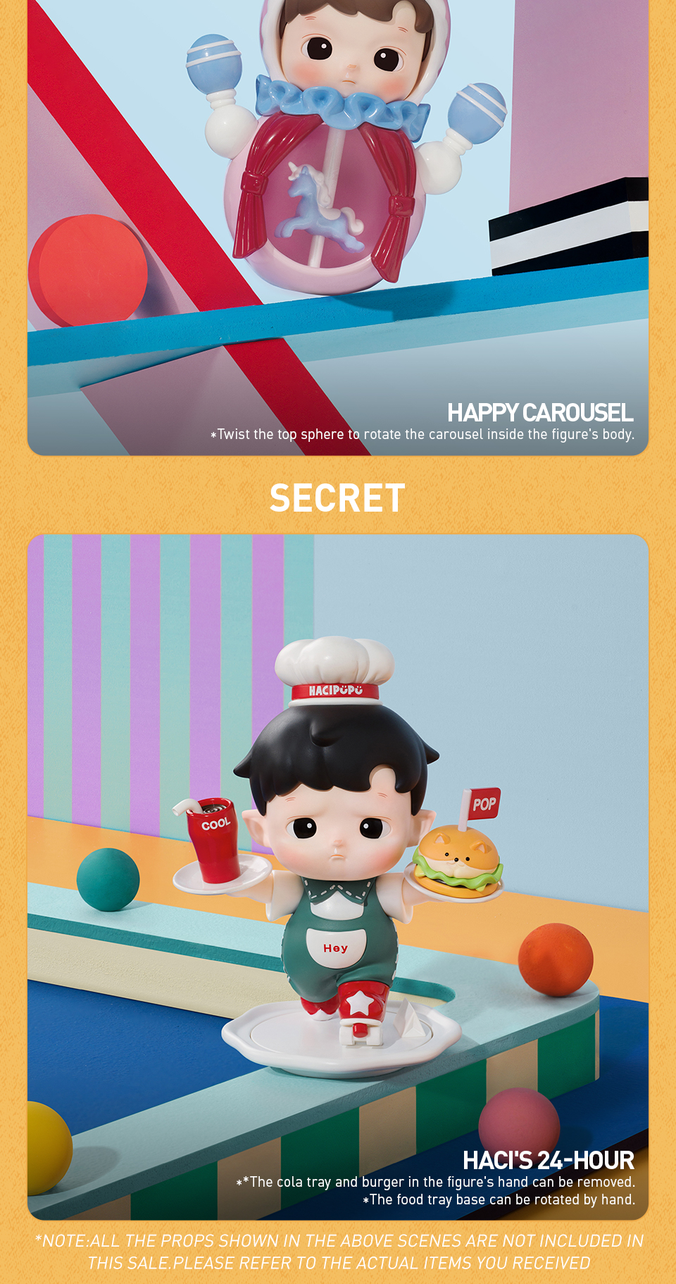 POP MART HACIPUPU Rolling Time Machine Series Figures | Shopee Thailand