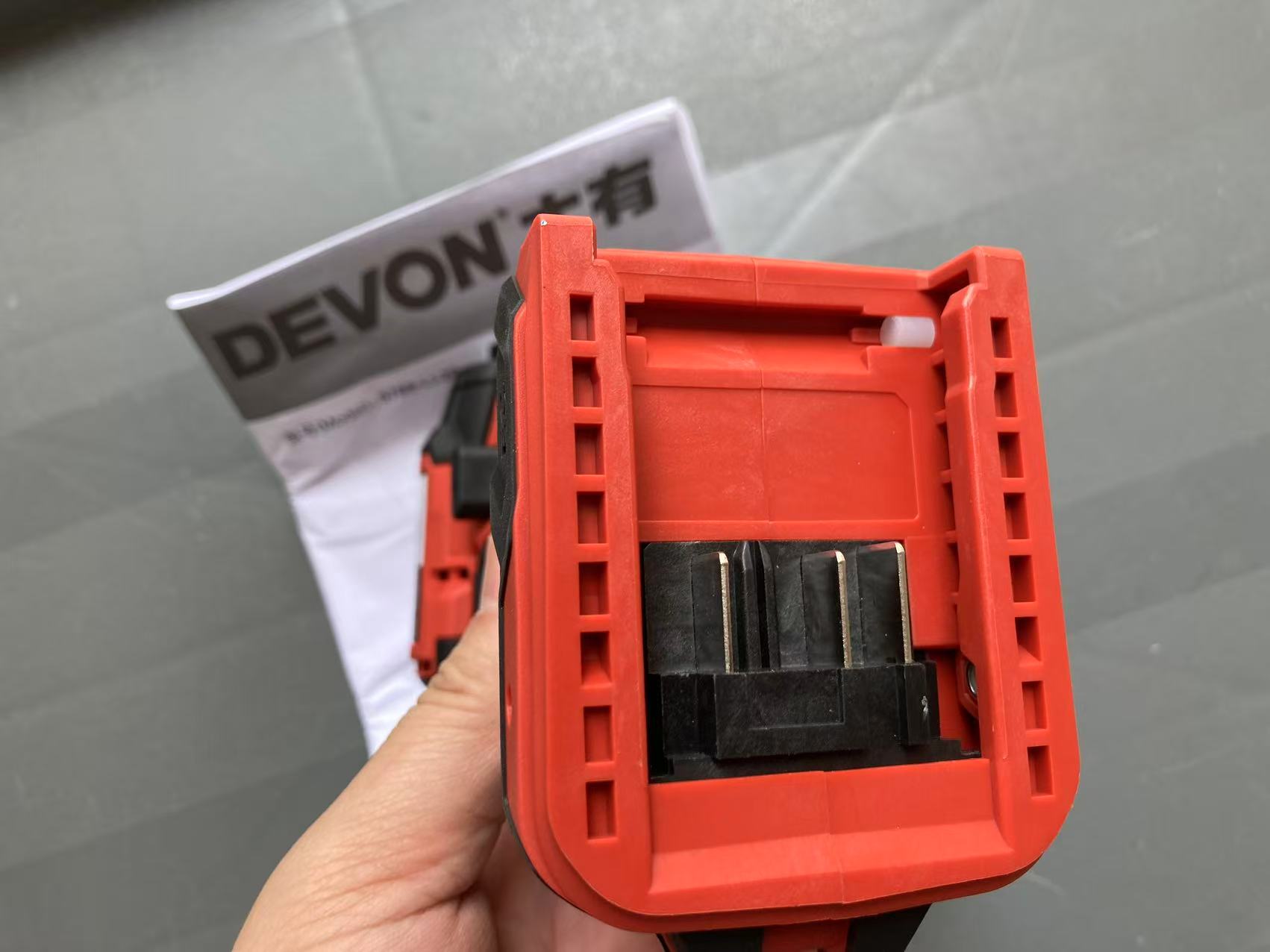 DEVON ไขควงไร้แปรงถ่าน 5768 ขนาดใหญ่ 20V 150N.M ไขควงไฟฟ้ากระแทกแรงบิด ...