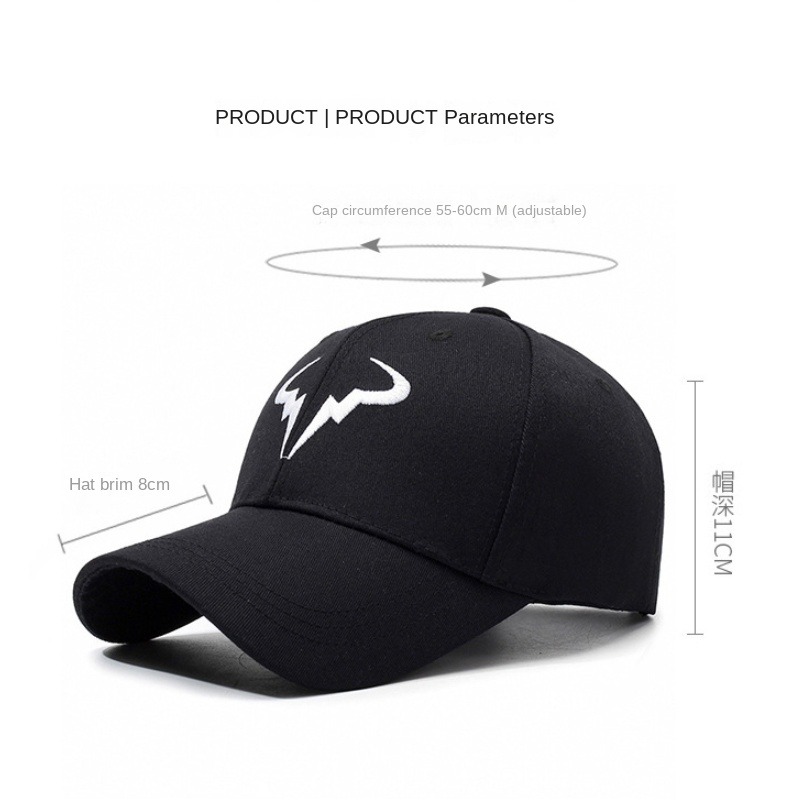 หมวกเบสบอลปักลายเขาแกะ, กันแดดและระบายอากาศ สำหรับกีฬากลางแจ้ง | Shopee ...