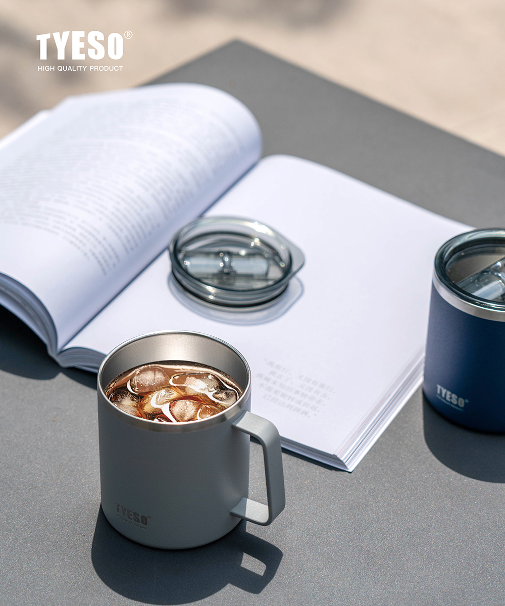 TYESO TS-8789B(400 มล.) กระติกน้ําร้อน สเตนเลส 304 10# | Shopee Thailand