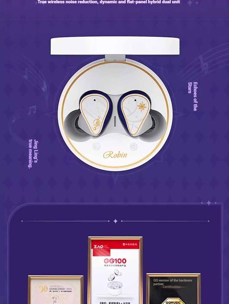 MIHOYO Hongkai: StarRail ROBIN ที่กําหนดเอง TWS Active ลดเสียงรบกวน ...