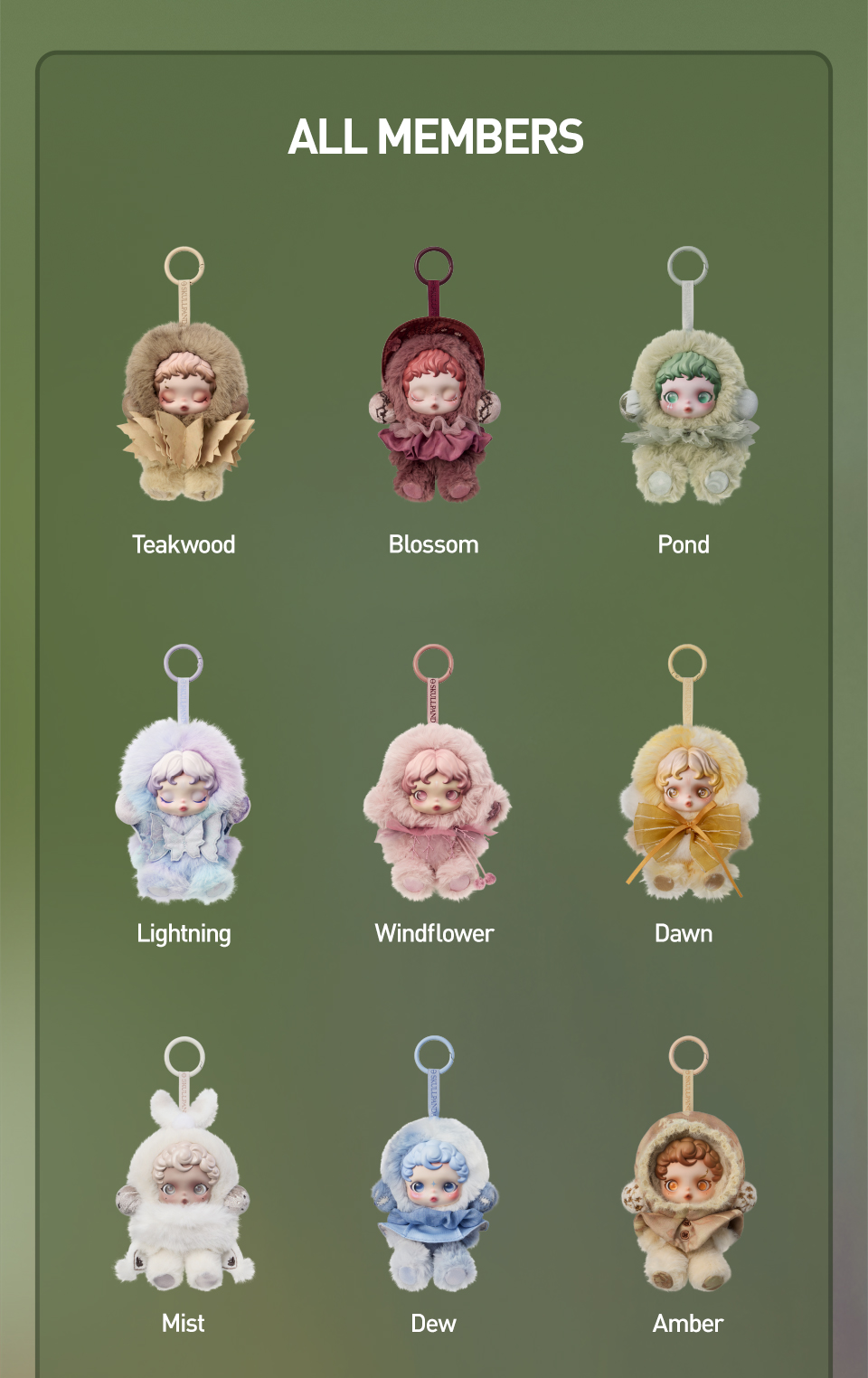 POP MART SKULLPANDA L’impressionnisme Series Plush Doll(Whole Set ...