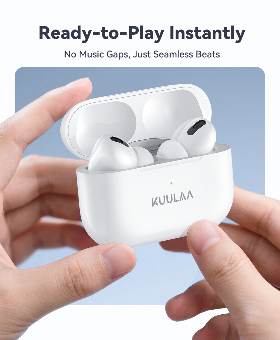 KUULAA YP110 อัจฉริยะตัดเสียงรบกวนหูฟังไร้สาย IPX5 หูฟังบลูทูธกันน้ํา ...