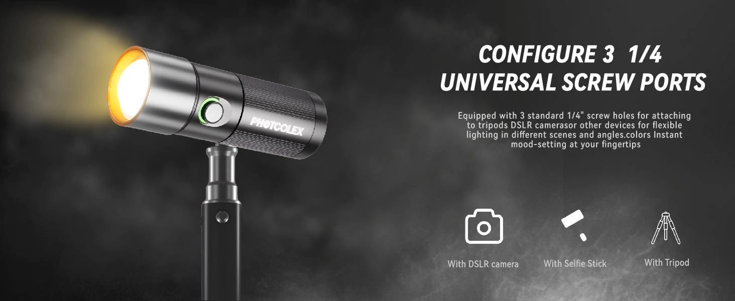 PHOTOOLEX เปิดตัวอย่างเป็นทางการสี่สีไฟฉายถ่ายภาพชุด 10W 10 Magnetic ...