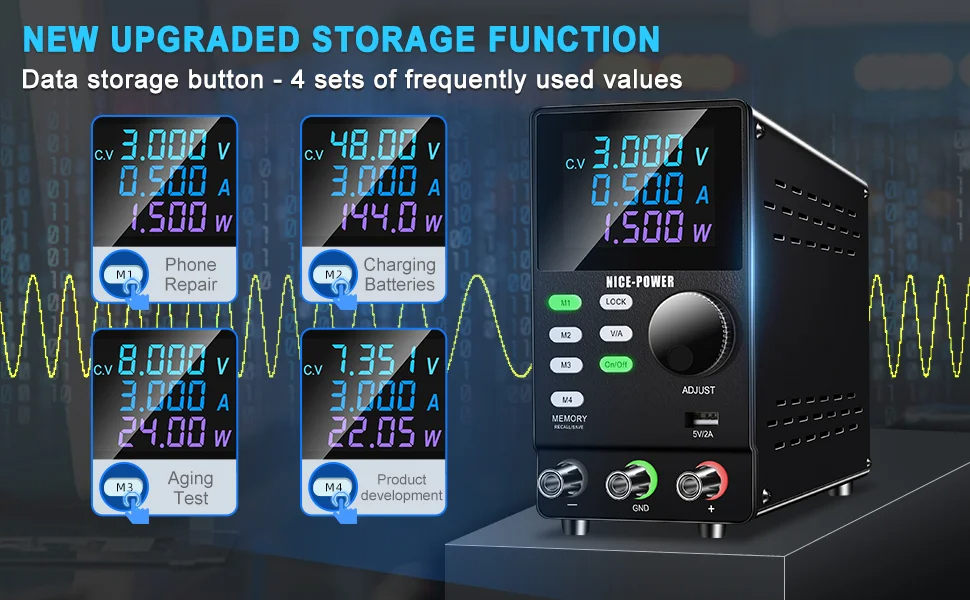 KUAIQU แหล่งจ่ายไฟ DC ที่ตั้งโปรแกรมได้,30V 60V 200V 300V แหล่งจ่ายไฟควบคุมแบบปรับได้,RS232 ...