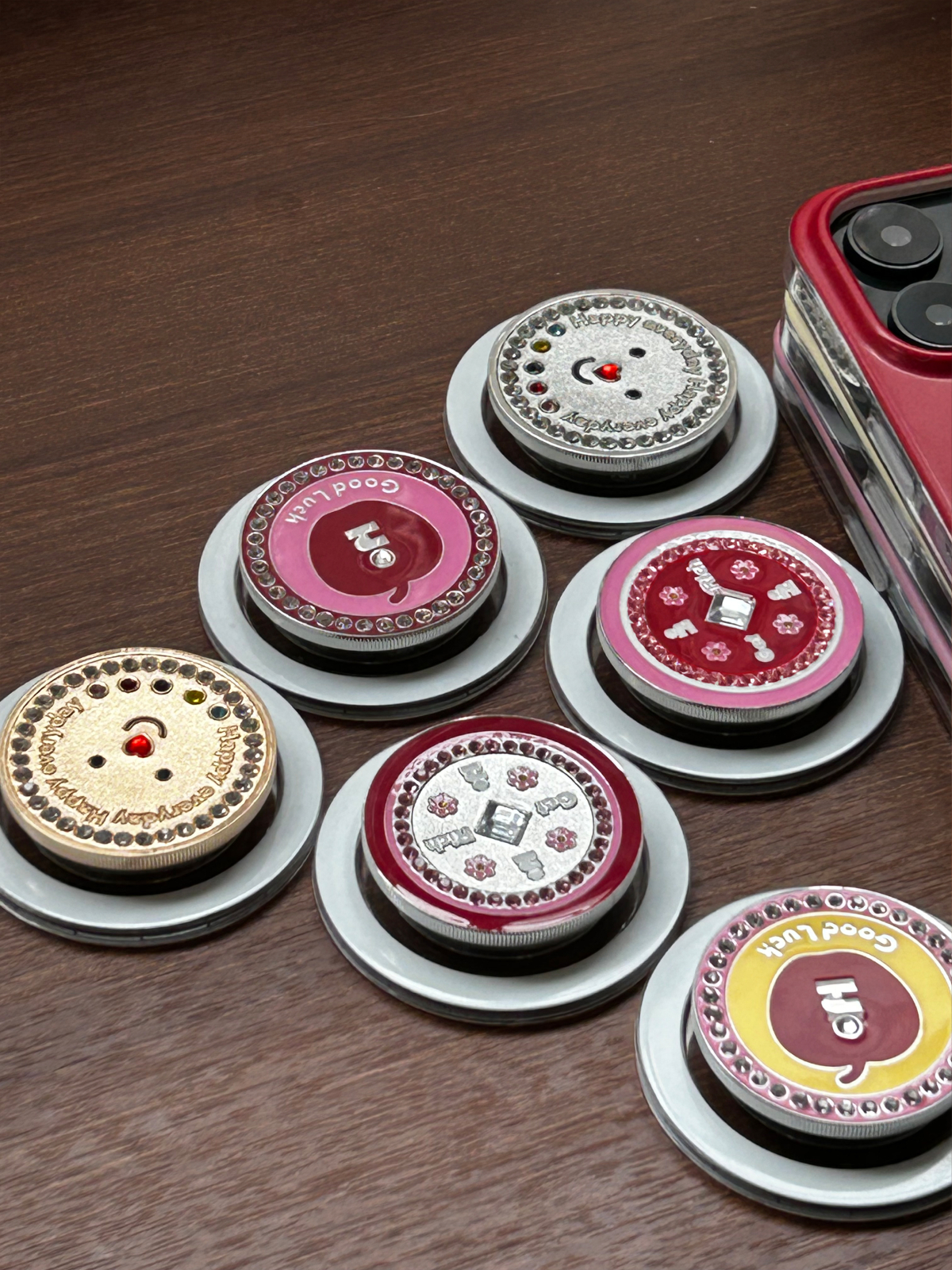 Tagi. Lucky Coins Magnetic Phone Case Phone Holder เคสโทรศัพท์มือถือ ...