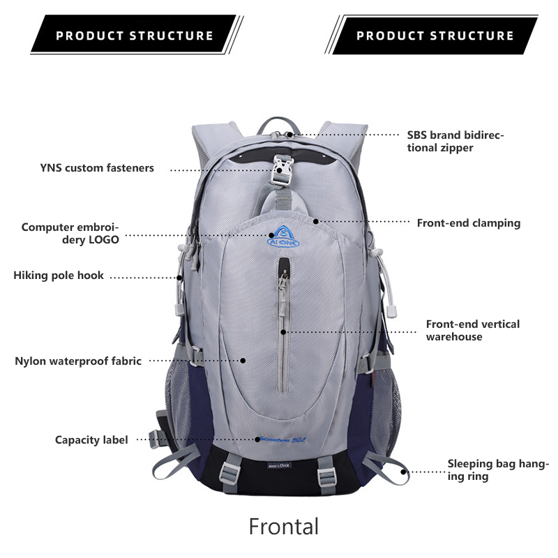 BASE OUT 30L กระเป๋าเป้สะพายหลังสำหรับกิจกรรมกลางแจ้ง เป้สะพายหลังแบบอเนกประสงค์ น้ำหนักเบา ...